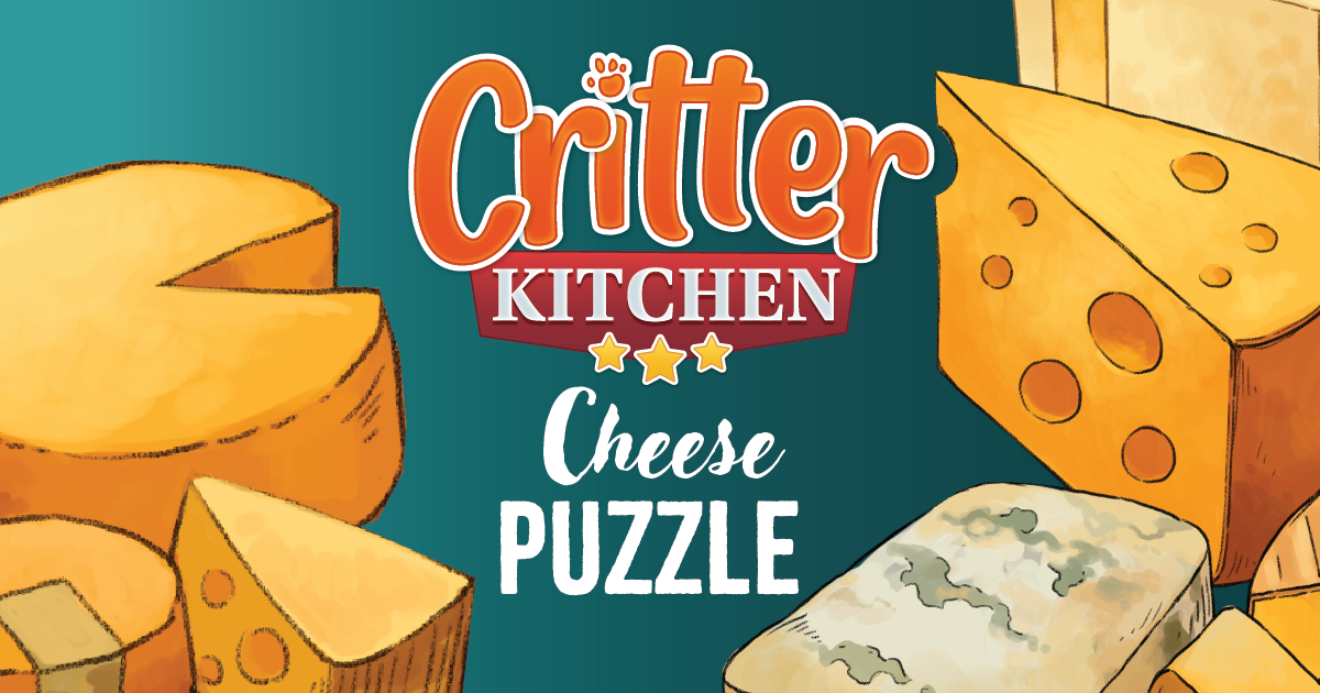 Critter Kitchen Cheese Puzzle #1 - Cardboard Alchemy